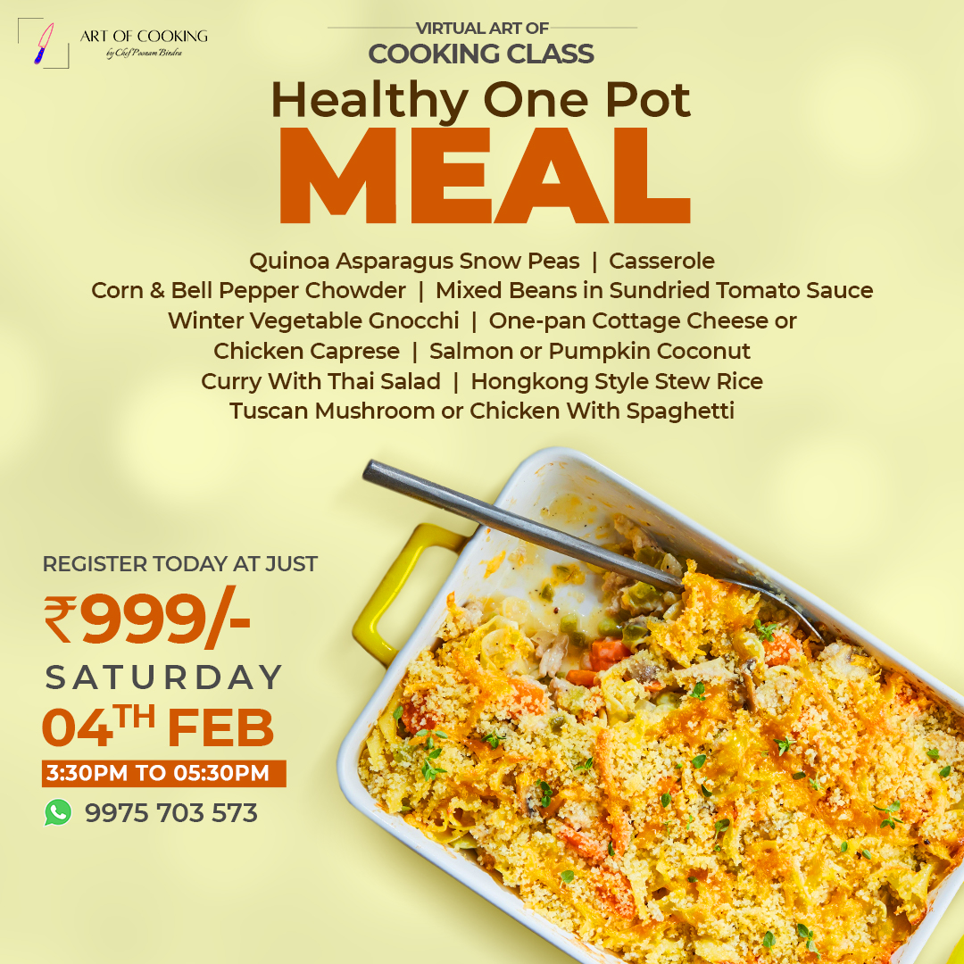 Healthy One Pot Meal Art Of Cooking Healthy One Pot Meal Art Of Cooking
